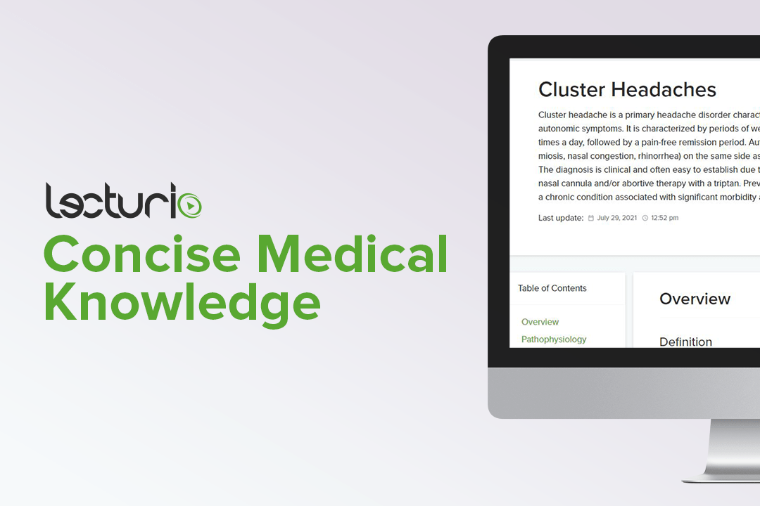 Cluster-Kopfschmerzen - E-Learning mit Lecturio